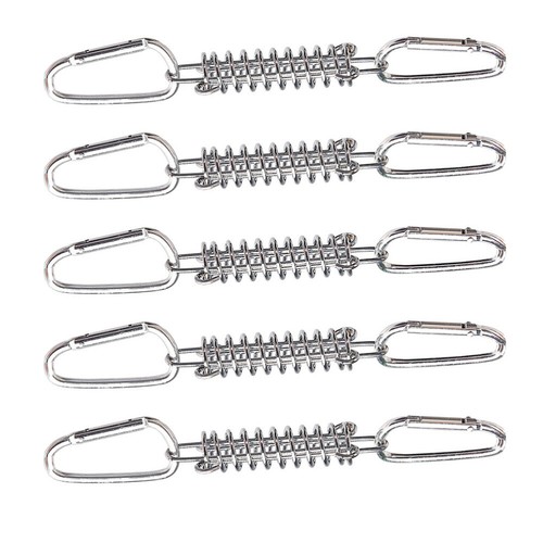 Tent Spring Buckle Wind Rope Pegs Accessories Anchoring Tool Elastic | eBay