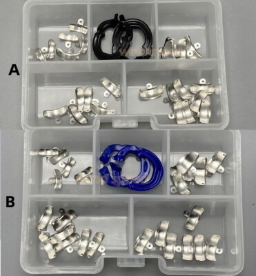 1 Box Dental Sectional Contoured Matrix Systems Bands Seperate Ring ...