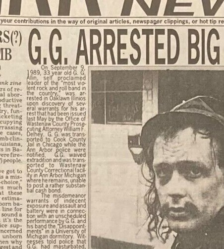 MRR MAXIMUM ROCKNROLL Punk zine #79 Ray Cappo, GG Allin etc. | eBay