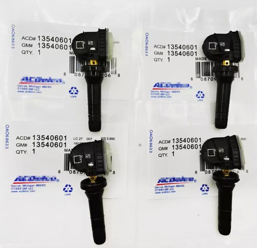 4PCS Genuine OEM TPMS 13540601 Tire Pressure Sensor for GMC Trucks ...