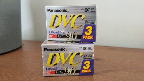 2x 3 Pack - Panasonic DVC 90 Minute Digital Video Cassette Mini DV Tape Japan 5025232208364 | eBay