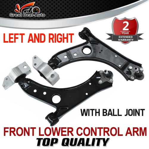 Front Lower Left Right Control Arm & Ball Joint for Volkswagen Golf MK5 ...