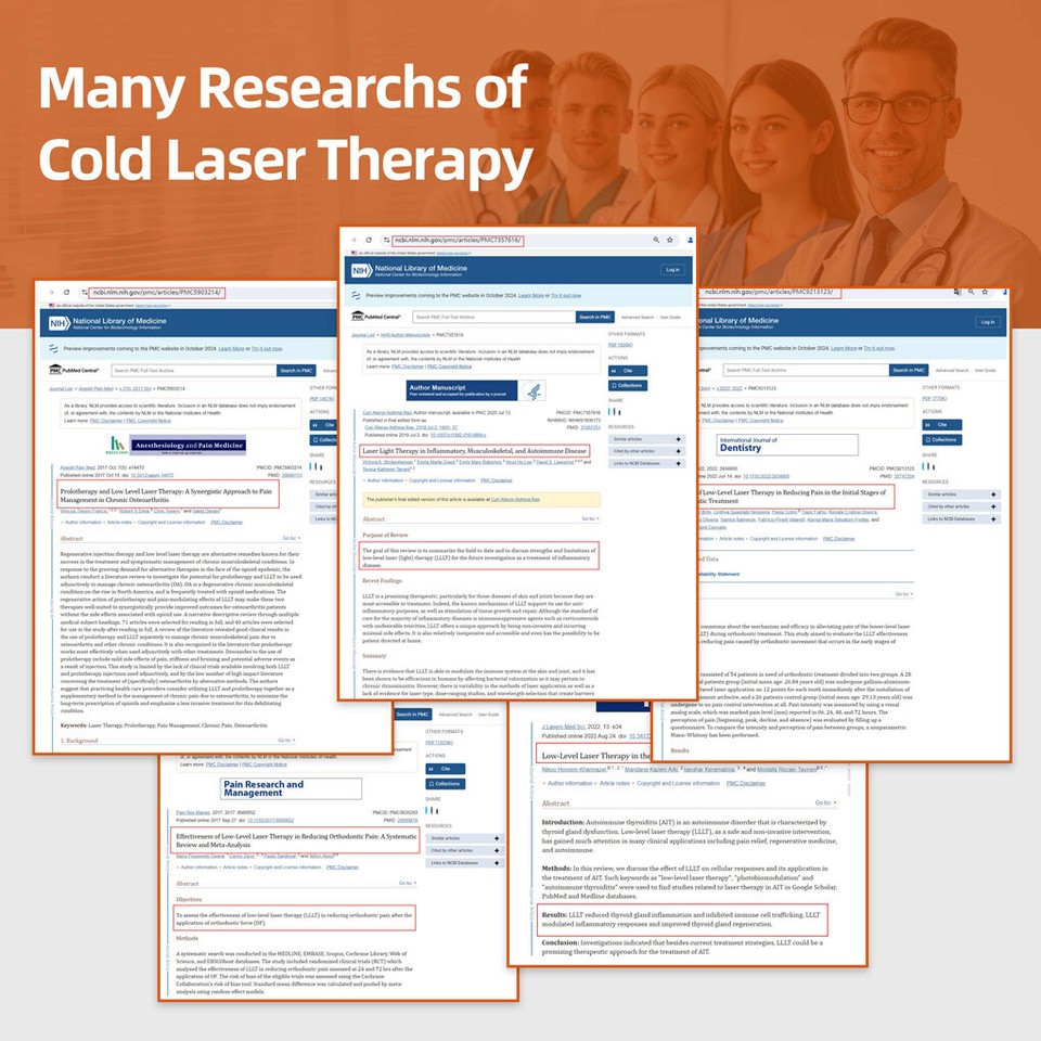 MLS Laser Therapy Device for Pain Relief Sets Laser Therapy Device 808 ...