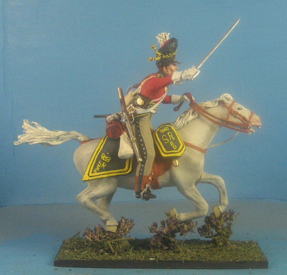 Unassembled British Scots Greys, White Metal 60 mm 1/30 Figure kit VID ...