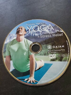 Rodney Yees Yoga For Energy & Stress Relief DVD Disc only | eBay