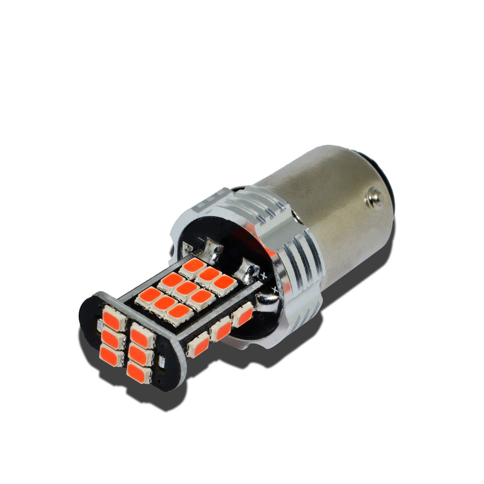 Alla Lighting 30-LED 2057 1157 Front Turn Signal Light Bulb Amber ...