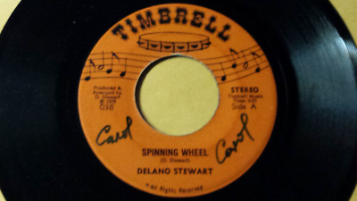DELANO STEWART - SPINNING WHEEL / REGGAE 7" on TIMBRELL LABEL | eBay UK