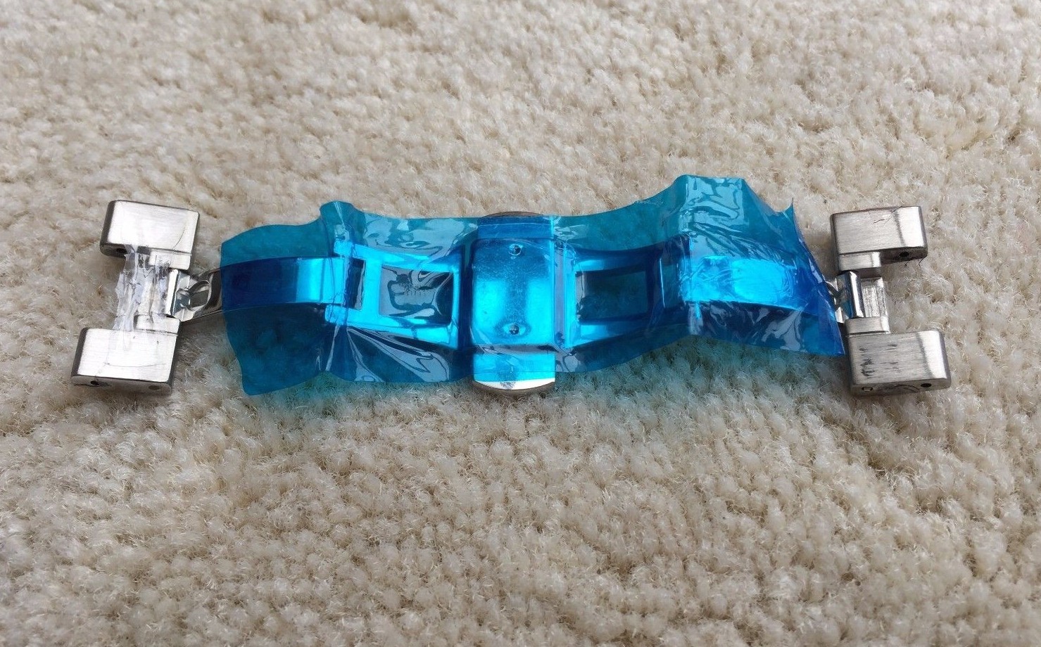 VERRIEGELUNG/SCHNALLE & zweifarbiger Verschluss LINKS passt Emporio ...