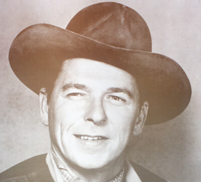 Ronald Reagan Deputy Marshall Actor Western Vintage Poster 1980's ...