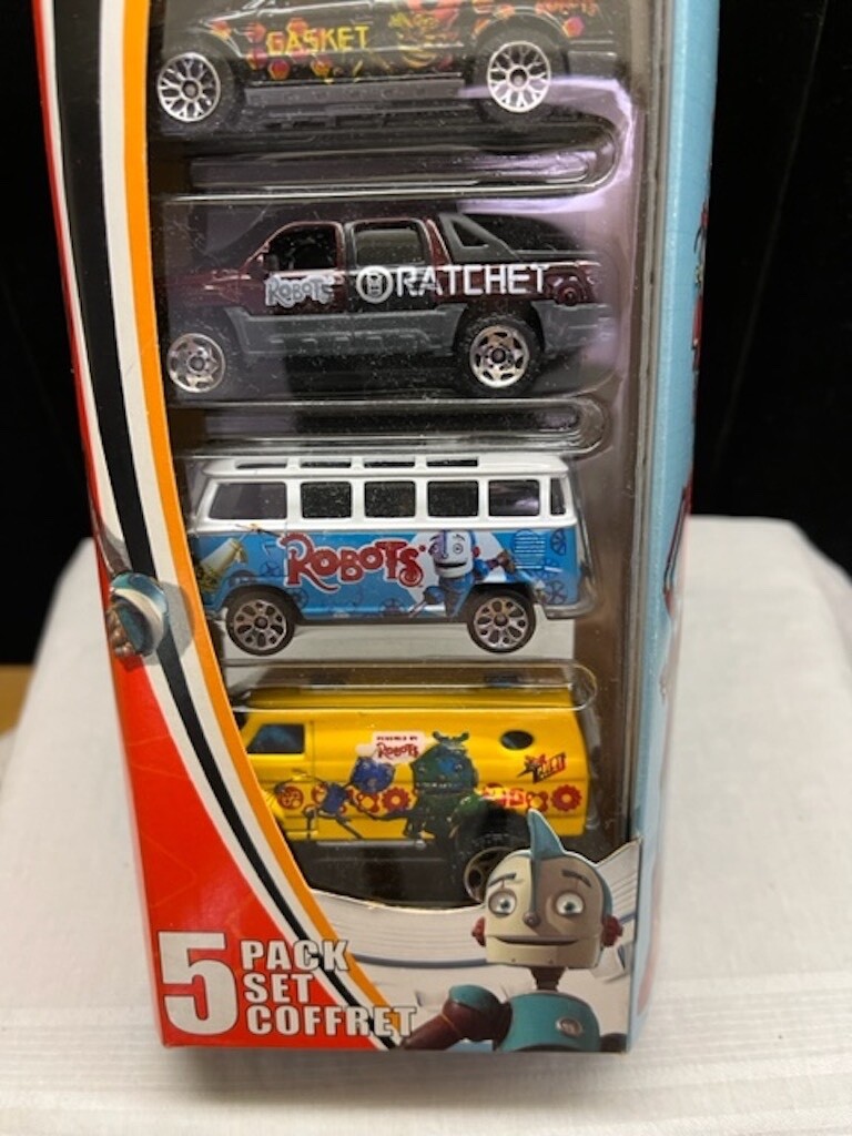 Matchbox 5 Pack Coffret Die Cast Cars, Volkswagen and Chevy Vans, VW ...