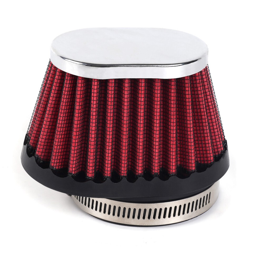 2PCS Motorcycle High Flow Air Filter 55mm For Motocross Scooter Air ...