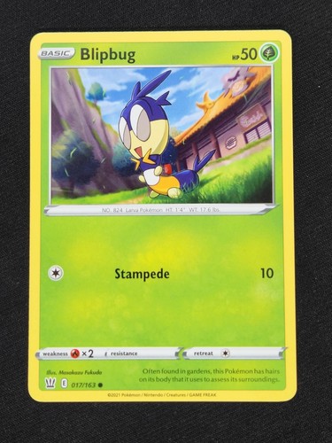 Blipbug Pokémon TCG Sword & Shield - Battle Styles 017/163 Common Near ...