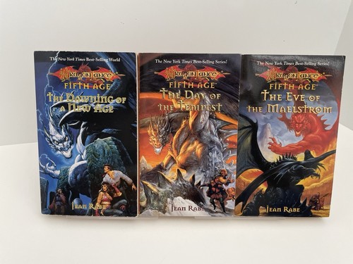 Dragonlance Fifth Age Trilogy 1 2 3 Lot TSR PB 1st Print 1996 | eBay