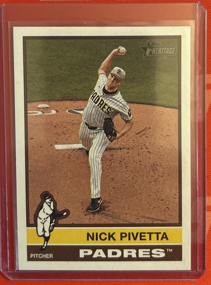 2025 Topps Heritage HN Image Variation Nick Pivetta SP #722 | eBay