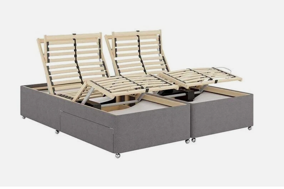 Restwell Electric Adjustable Bed Cream All Sizes + Mattress & Matching ...