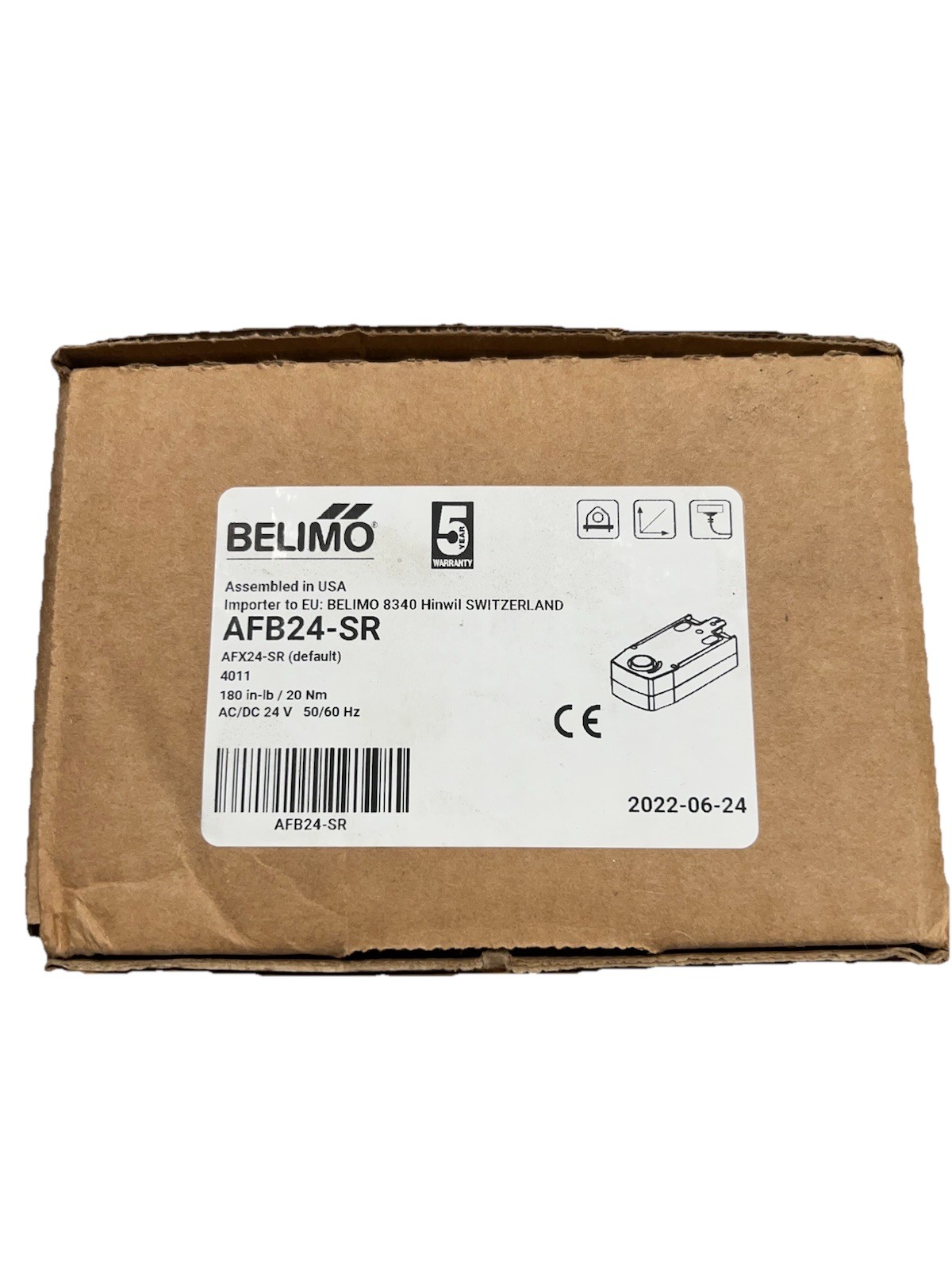 Belimo AFB24-SR Actuator 180 in-lb AC/DC 24V 50/60Hz | eBay