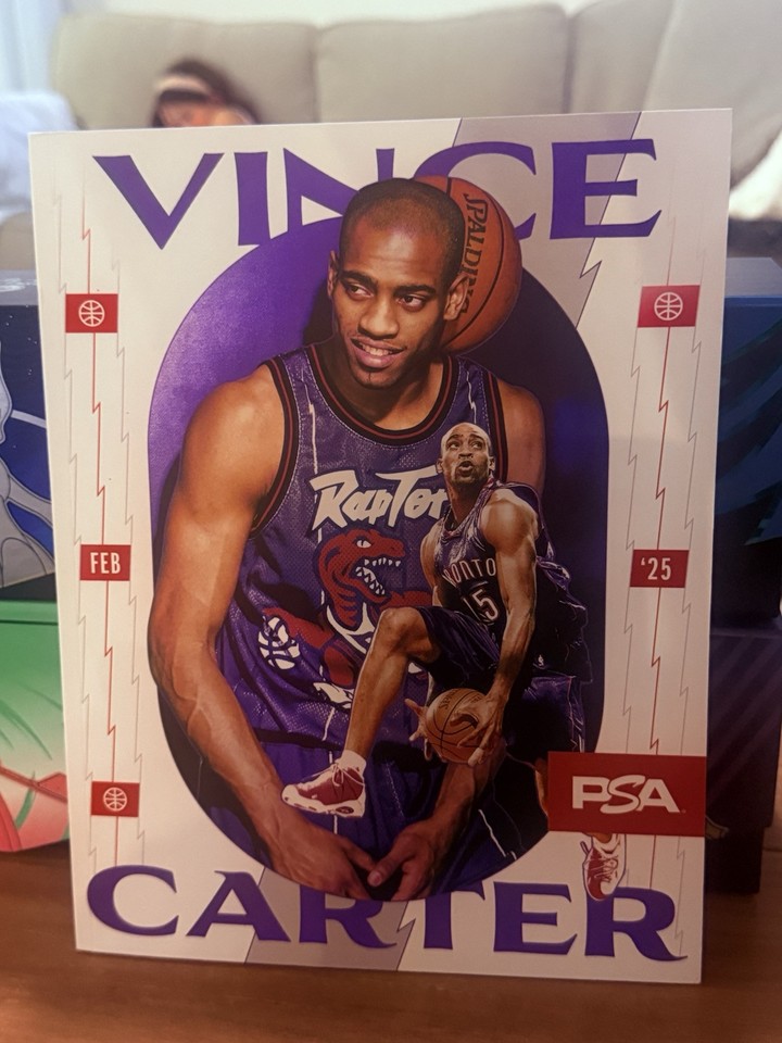 2025 February PSA Magazine Trading Card Price Guide Vince Carter ...