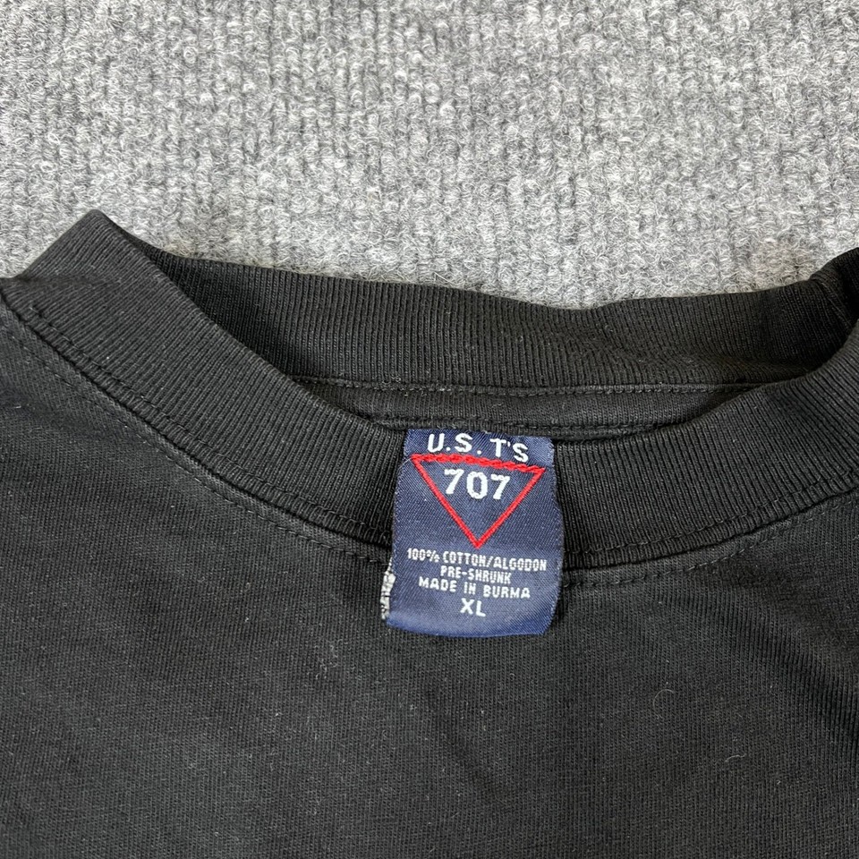 Vintage Jagermeister T Shirt Mens L* Black Logo Alcohol Drinking Y2K | eBay