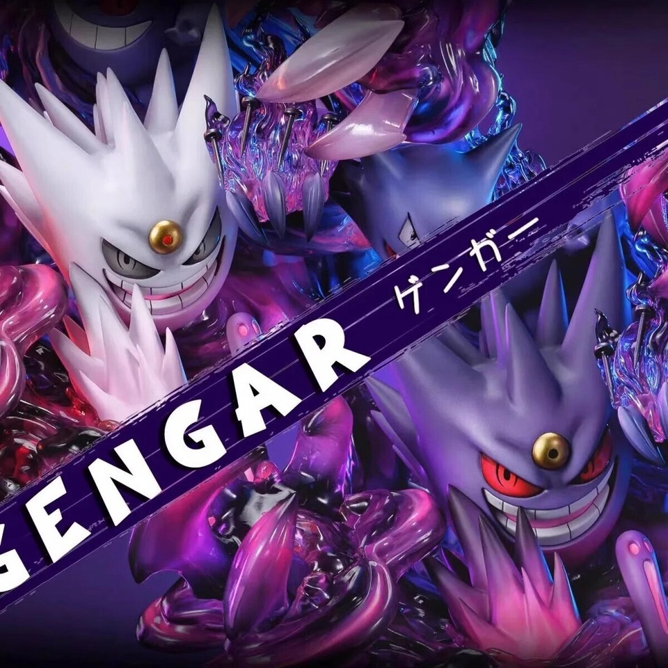 Anime Gengar Ectoplasma PVC Statue Action Figure Model Pendants Doll ...