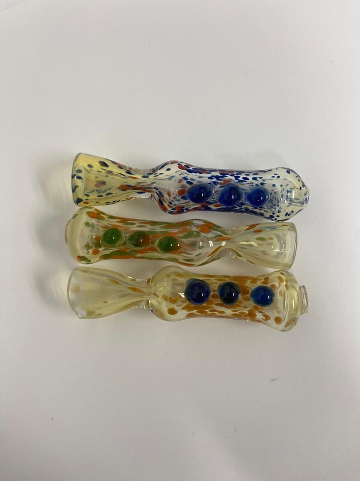 😎 5 PCS 💜 TOBACCO SMOKING DUGOUT BAT PIPE HITTER GLASS CHILLUM 💚 RANDOM ...