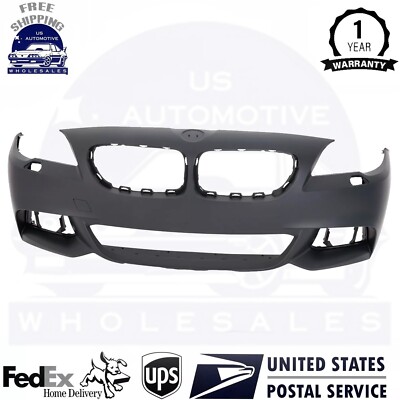 New Front Bumper Cover For 2014-2016 BMW 528i Primed with M Package ...