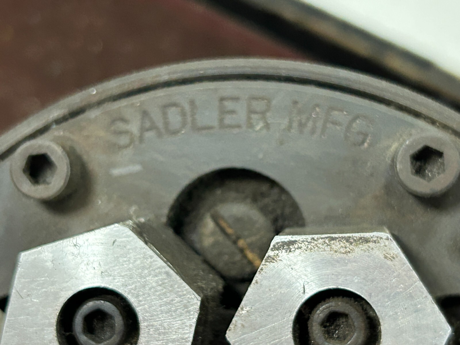 MACHINIST OfCe TOOL LATHE MILL Machinist Sadler Model A Lathe Chuck 5C ...