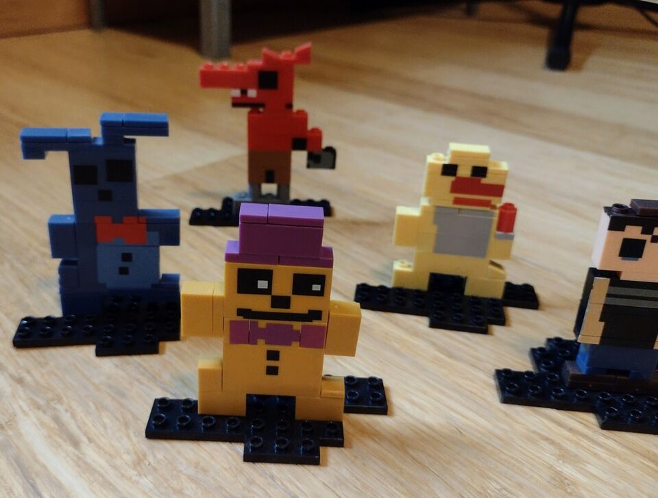 Five Nights at Freddy's Lego 8 Bit Chica Plush -- Yellow Figure | eBay