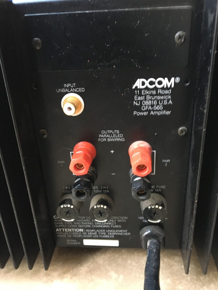 Adcom Mode GFA-565 Monoblock Power Amplifier Working Used | eBay