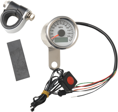 Drag Specialties Mini Electronic Speedometer 1986-2003 Harley Softail ...