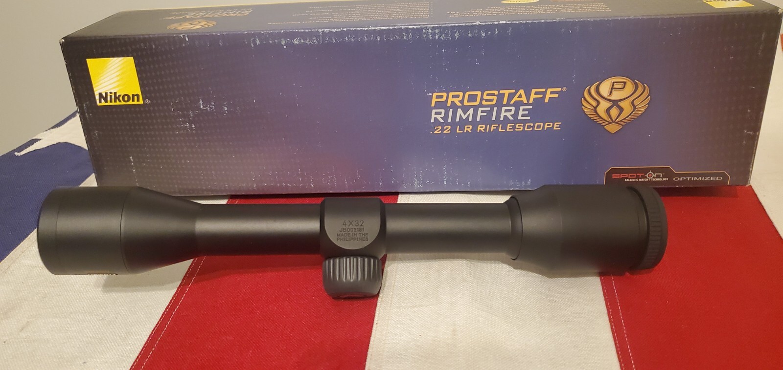 Nikon Prostaff Rimfire 4x32 Matte NP Rifle Scope Duplex Reticle New | eBay