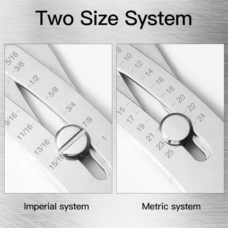 Portable Precise Thread Size Checker Keychain Bolt Size Checker ...