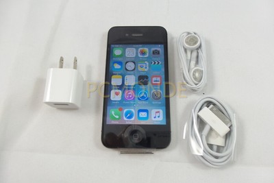 Apple iPhone 4 A1332 32GB Smartphone - Unlocked - Black - VGC (MC319LL ...