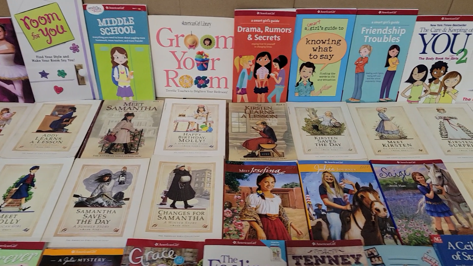 Lot of 10 American Girl Library Doll Collection History Child KIDs ...