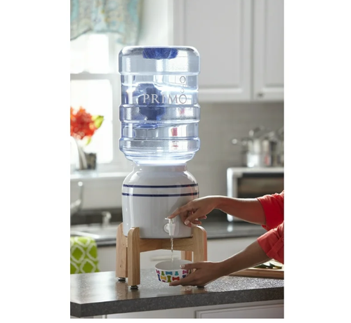 New Water Countertop Dispenser Top Loading, Room Temp, Ceramic, Wooden ...