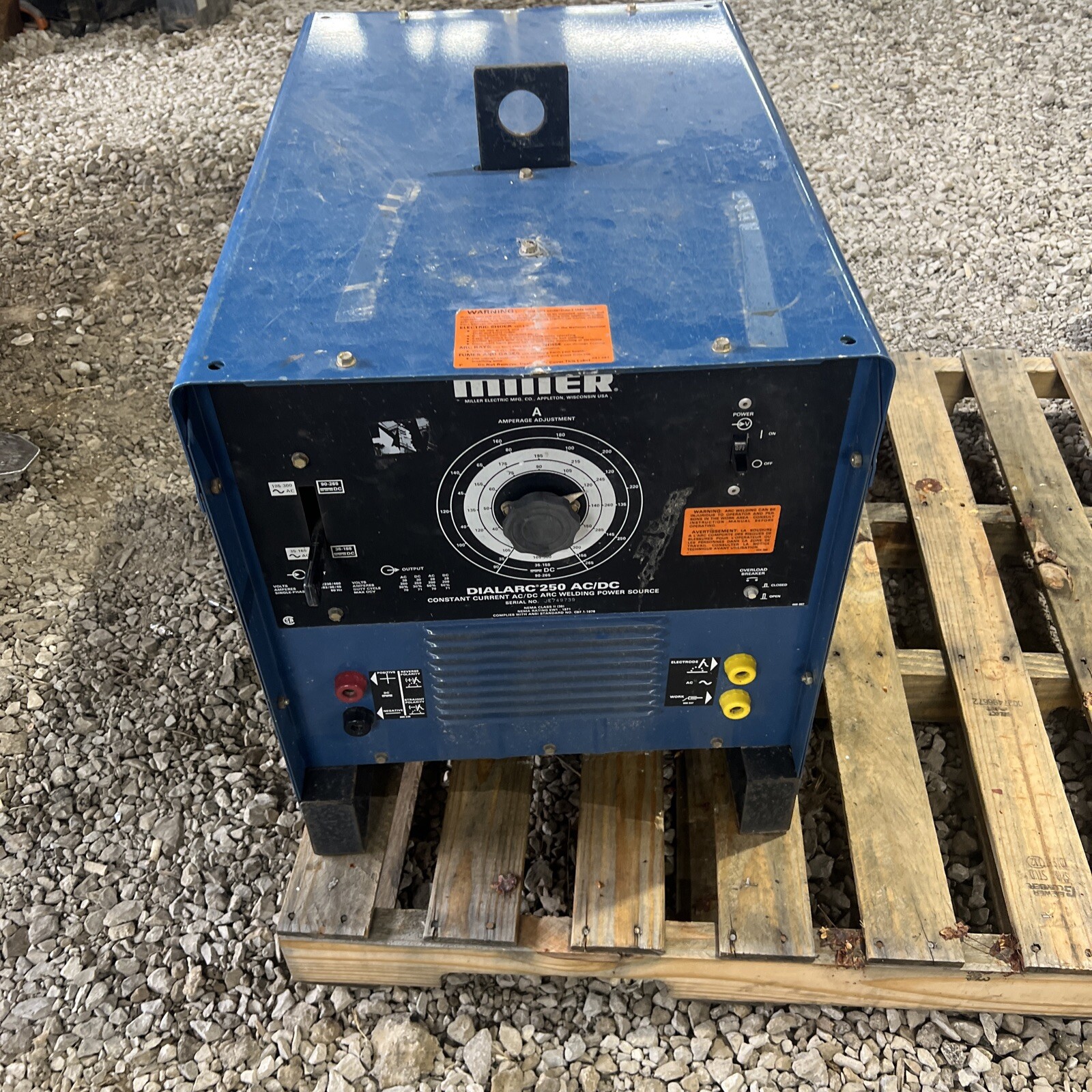 Miller Dialarc 250 AC/DC STICK SMAW Arc Welding | eBay