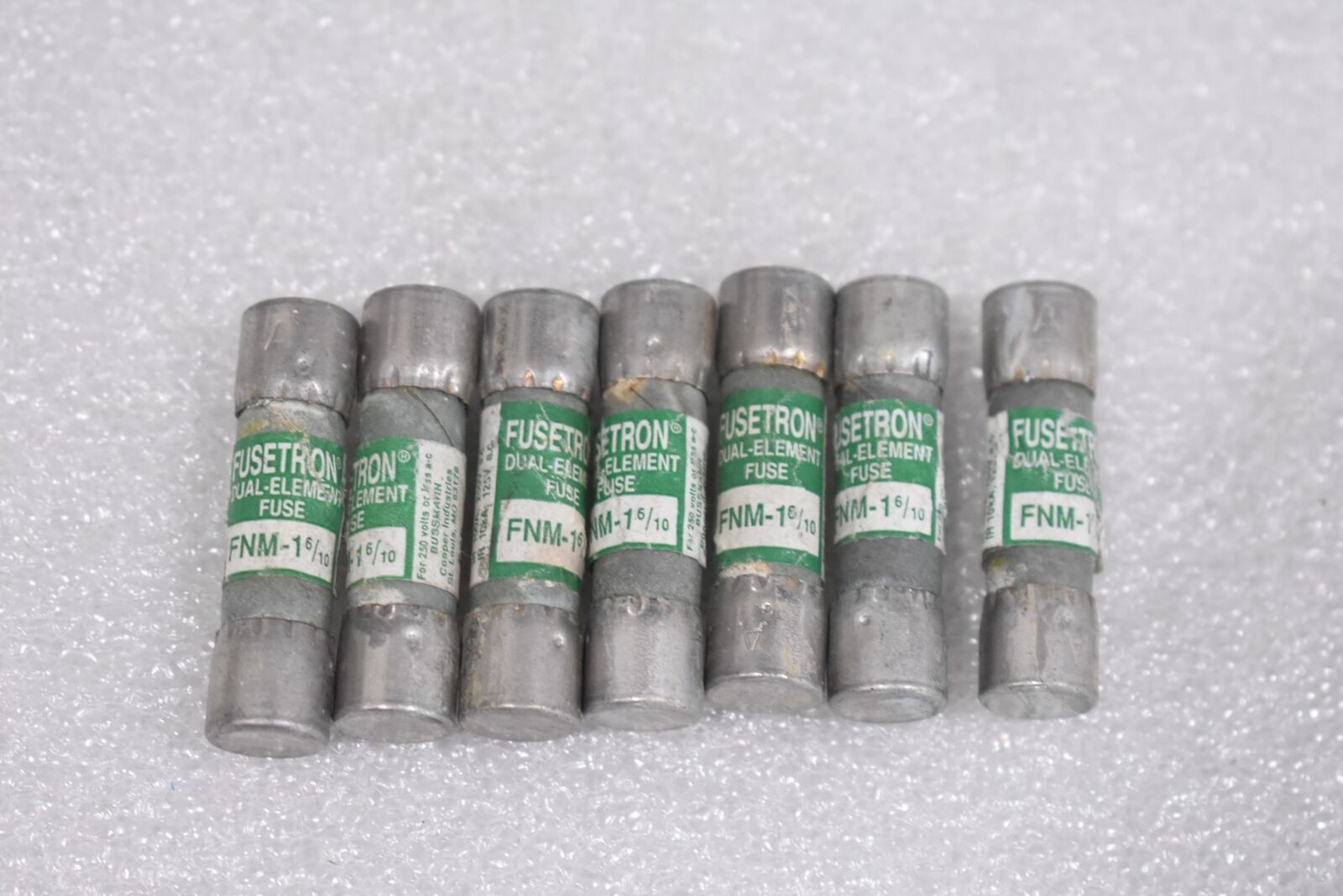 BUSSMANN FNM-1-6/10 FUSETRON TIME-DELAY FUSE, CLASS CC, 1-6/10A, 250V ...