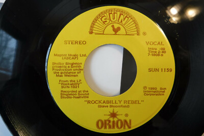 Orion, Rockabilly Rebel / Memphis, Sun Records SUN 1159, 1980 ...