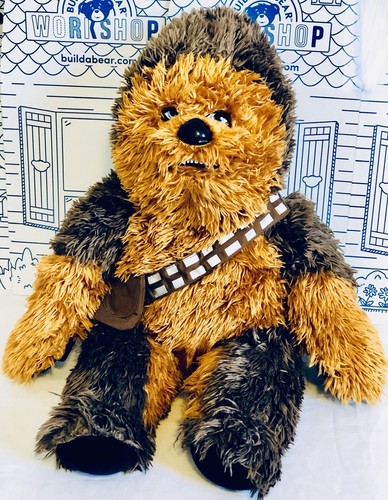 Build a Bear Chewbacca Star Wars Plush Wookie Sound Stuffed Animal Set ...