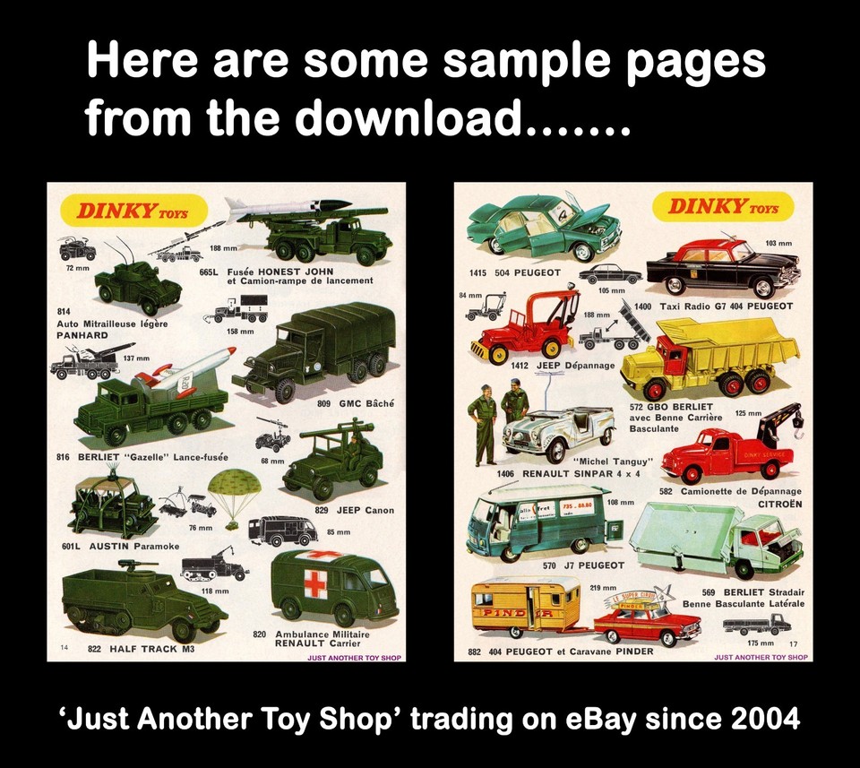 Dinky French Catalogue 1971 - Mint Condition 24 full colour pages | eBay UK