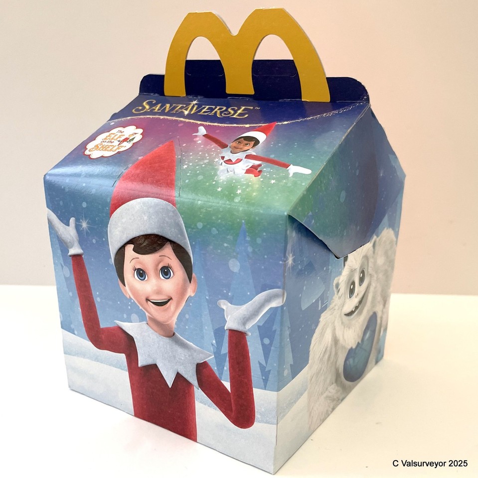 McDonald's Happy Meal UK Christmas SantaVerse 2025 Elf on the Shelf ...
