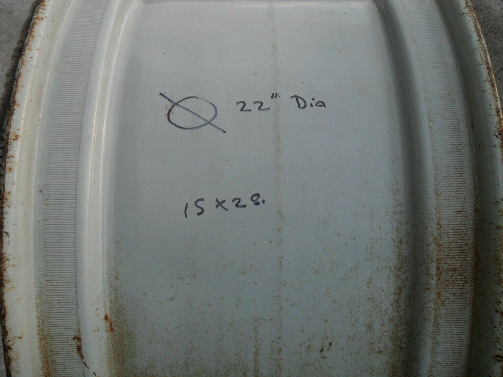 For New Holland GKN 15 X 28 Wheel Rim with Centre Hole 22" - Very Good ...