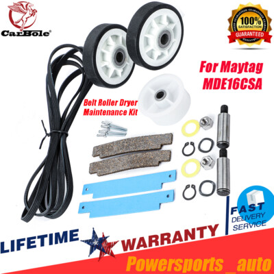Belt Roller Dryer Maintenance Kit For Maytag MDE16CSA WP33002535 306508 ...