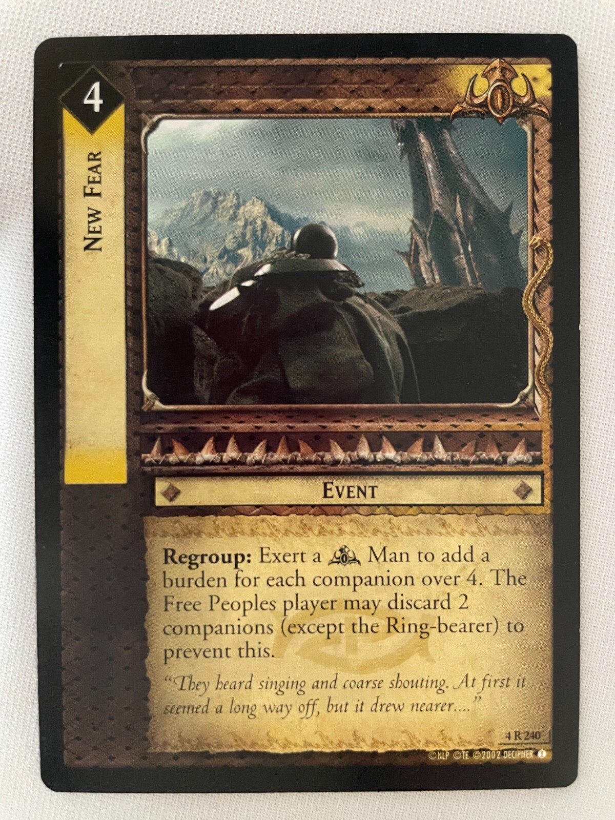 LOTR TCG - New Fear 4R240 - The Two Towers | eBay