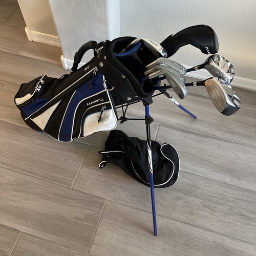 MaxFli Rev 3 Kids youth junior Golf 7 Club Set With Bag - Driver HY FW ...