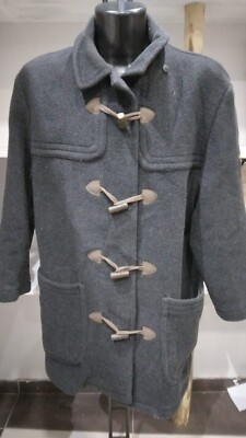 CAPPOTTO MISTO LANA MONTGOMERY usato NAVIGARE Uomo Man Nero Tg 48 ...