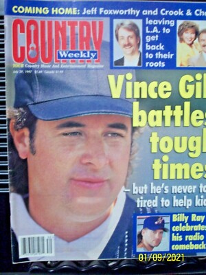 Country Weekly Magazine Jul 29 1997 Vince Gill Battles Tough Times ...