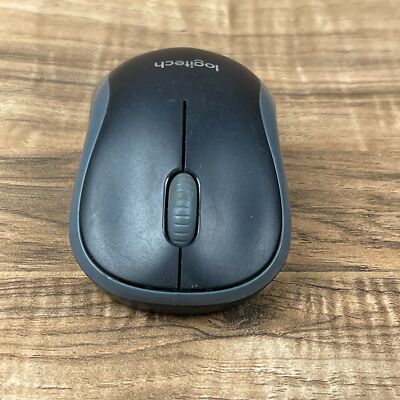 Logitech M185 Black & Gray Wireless 3-Button Scroll Wheel USB Optical ...
