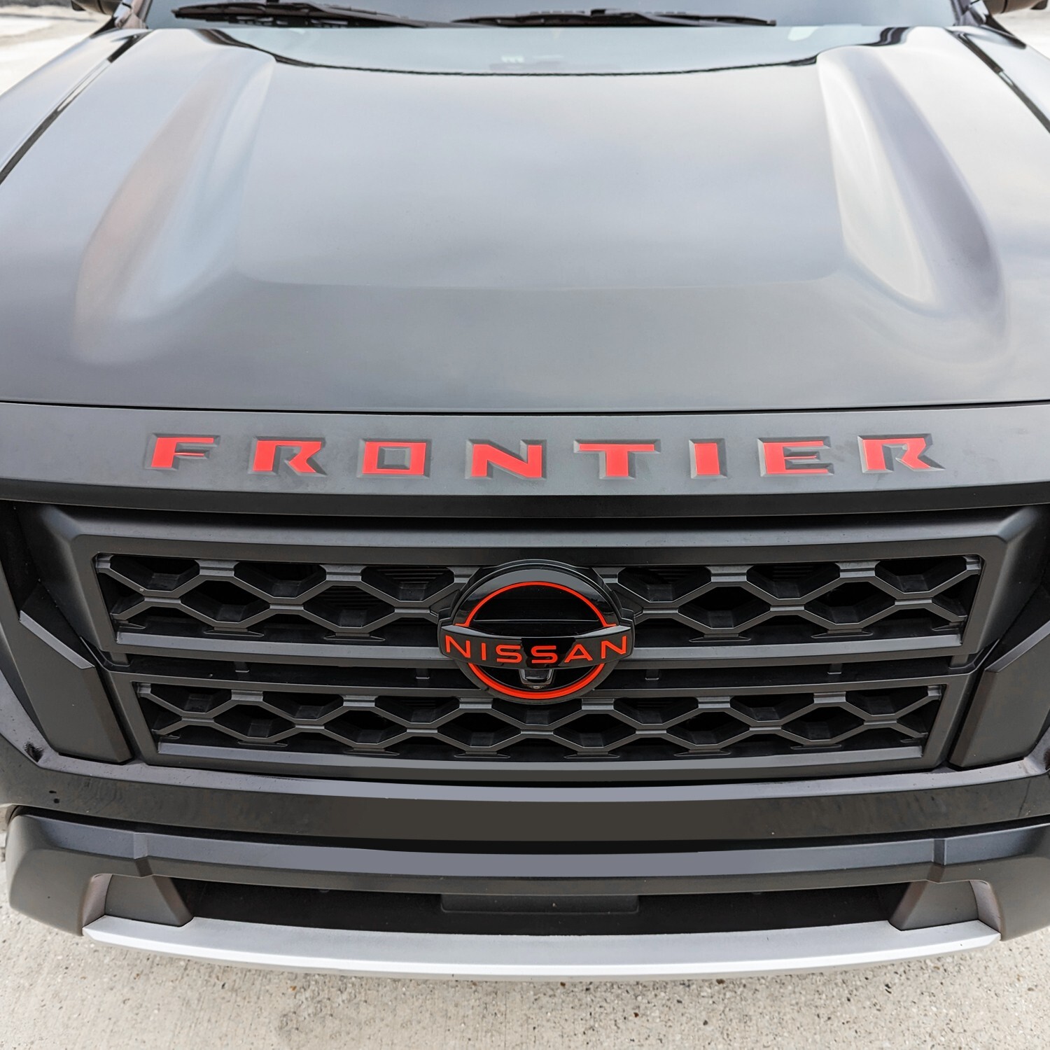 For 2022-2023 Frontier Front Decal Vinyl Overlay Insert Sticker Letter ...