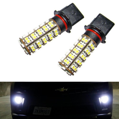 P13W 68-SMD LED 6000K White Bulbs For Chevy Camaro Fog Lamp Driving ...