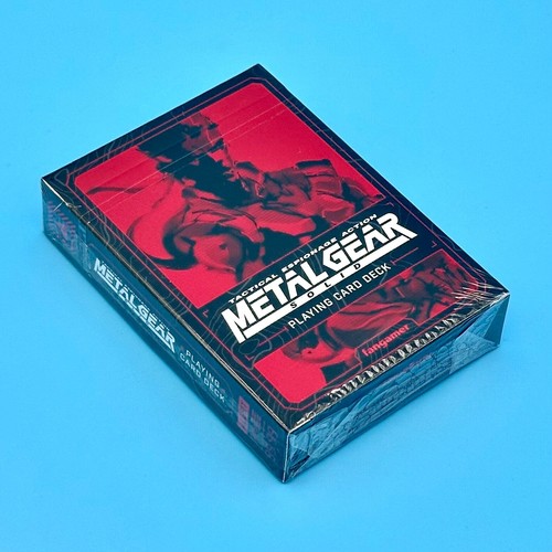 Metal Gear Solid Playing Cards Deck Blackjack Poker Casino 36 Art ...